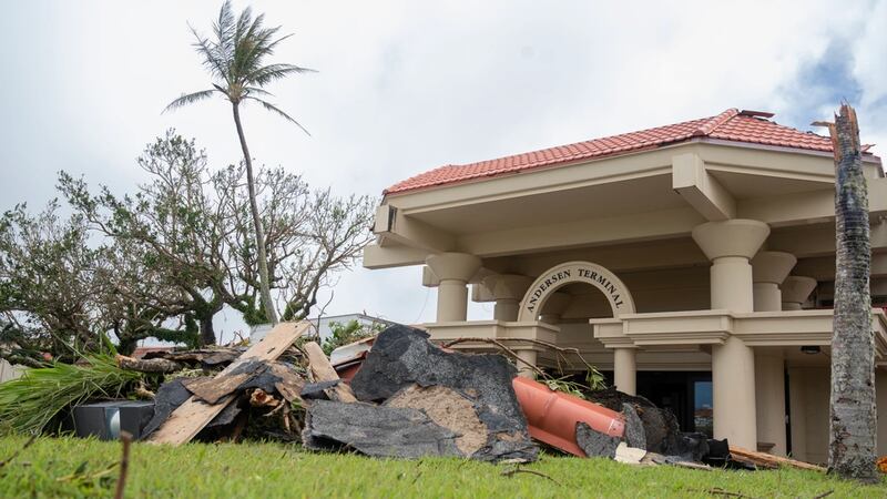 Recovery takes shape at Air Force’s typhoon-battered base in Guam