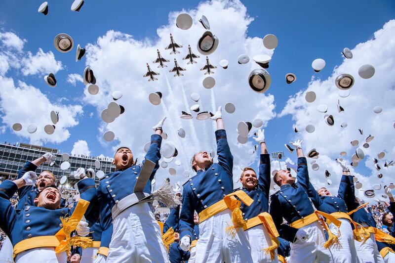 Nearly 1,000 cadets graduate from Air Force Academy at Falcon Stadium